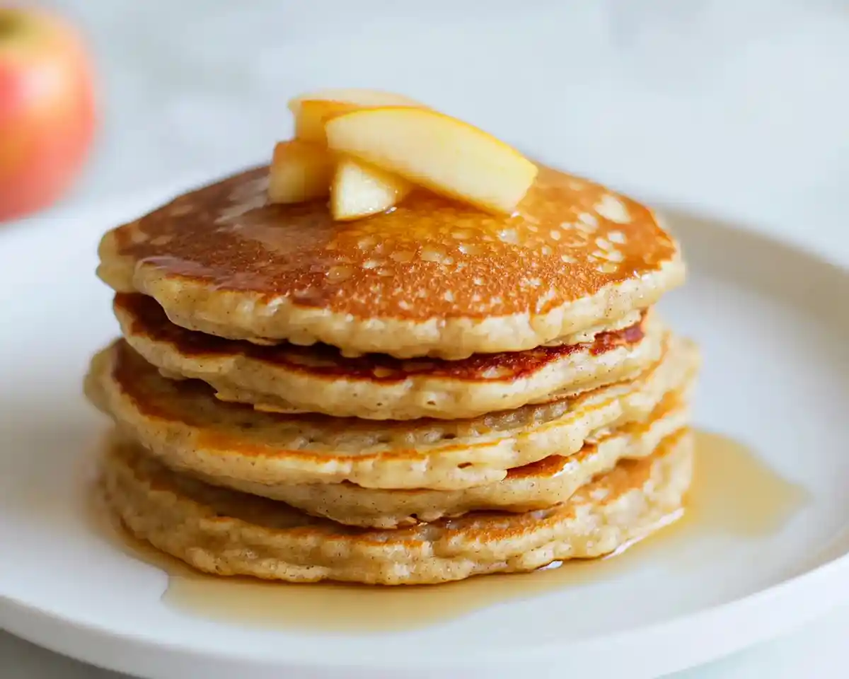 Best Healthy Oatmeal Apple Pancakes - Grainless Life